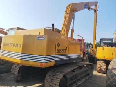 China Used Sumitomo S280 Crawler Excavator with 18 Meters Boom on Sale, Secondhand 18m Long Reach Boom Sumitomo Track Digger S280 for sale