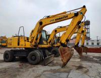 China Komtasu Mobile Excavator Pw150 on Sale, Used 15 Ton Hydraulic Wheel Excavator Komatsu Pw150-6 on Promotion for sale