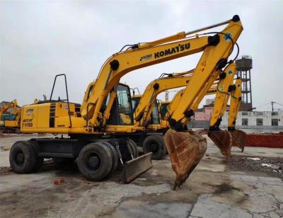 China Komtasu Mobile Excavator Pw150 on Sale, Used 15 Ton Hydraulic Wheel Excavator Komatsu Pw150-6 on Promotion for sale