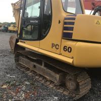 China Used Original Komatsu 6 Ton Mini Track Digger PC60 Low Hours Good Quality on Promotion, Secondhand 6 Ton MIDI Crawler Excavator Komatsu PC60 Hot Selling for sale