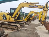 China Used Komatsu 7 Ton MIDI Excavator PC70-8 with LCD Dashboard Secondhand Original Hydraulic Track Digger Komatsu PC70-8 on Promotion for sale