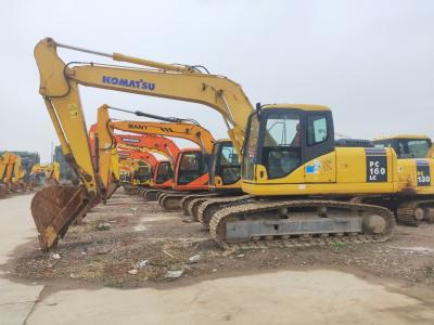 China Komatsu Low Hours Good Condition 16 Ton Excavator PC160LC-7, Used Origin Japan Hydraulic Track Digger Komatsu PC160 High Effective for sale