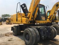 China Used 15 Ton Wheel Excavator Komatsu Pw150, Wonderful Performance Komatsu Mobile Digger Pw150 Hot Selling for sale