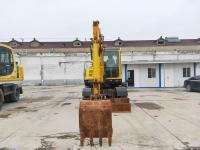 China Used South Korean Hydraulic Mini Mobile Excavator R60W-7 Cheap Price, Secondhand 100% Orginal 6 Ton Wheel Digger Hyundai R60W-7 Hot Sale for sale
