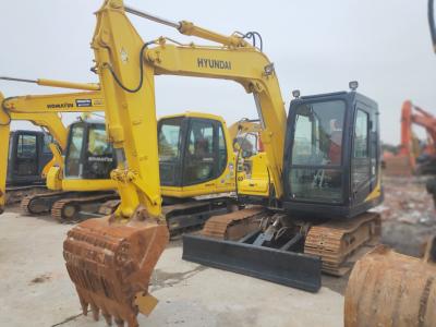 China Used Hyundai MIDI Crawler Excavator R80, Good Condition Low Price Hydraulic Mini Track Digger Hyundai R80 with 1 Year Warranty for sale
