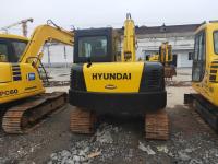 China High Effeciency Used Hyundai R80 Crawler Excavator, 8 Ton MIDI Track Digger Hyundai R80 on Promotion for sale