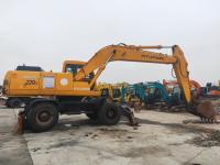China Used Original Hyudani 20 Ton Wheel Excavator R200W, High Quality Korean Mobile Excavator Hyundai R200 Low Price in Stock for sale