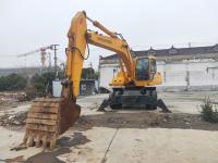 China Used Original Hyudani 20 Ton Wheel Excavator R200W, High Quality Korean Mobile Excavator Hyundai R200 Low Price in Stock for sale