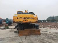 China Used Original Hyudani 20 Ton Wheel Excavator R200W, High Quality Korean Mobile Excavator Hyundai R200 Low Price in Stock for sale