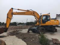 China Used Hyundai R200W Wheel Excavator Original Paint for Sale, Secondhand Hyundai 20 Ton Hydraulic Mobile Excavator R200W Wonderful Condition for sale
