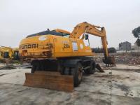 China Used Hyundai R200W Wheel Excavator Original Paint for Sale, Secondhand Hyundai 20 Ton Hydraulic Mobile Excavator R200W Wonderful Condition for sale