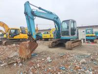 China Good Quality Japanese 14 Ton Crawler Excavator Kobleco Sk135sr with Cheap Price, Used Kobleco Hydraulic Track Digger Sk135 for Sale for sale