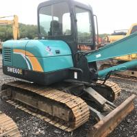 China Used 6 Ton Mini Excavator Sunward Swe60e, Secondhand Chinese Brand Sunward 2018 MIDI Track Digger Swe60e Hot Sale for sale