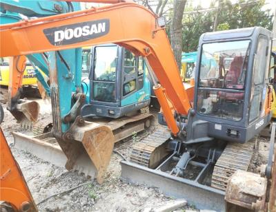 China Good Condition Doosan Mini Excavator Dh55 5.5 Ton Tracked Hydraulic Excavator for sale