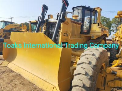 China Used High Quality Road Construction Motor Grader Cat D7h, Caterpillar Effective Bulldozer D7h on Promotion with Free Spare Parts Plus One Year Warranty. for sale