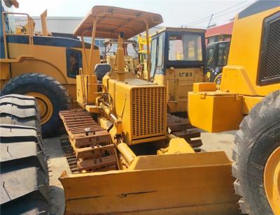 China Used Open Cab Crawler Bulldozer Cat D3c Good Performance Secondhand Caterpillar Track Dozer Tractor D3c D4c in Stock for sale