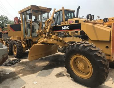 China Used High Quality Road Construction Motor Grader Cat 140K, Caterpillar Effective Grader 140K for sale