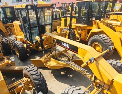 China Used High Quality Road Construction Motor Grader Cat 140K, Caterpillar Effective Grader 140K on Promotion with 1 Year Warranty for sale