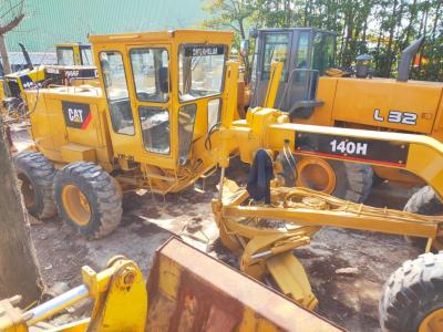 China Used High Quality Road Construction Motor Grader Cat 140h, Caterpillar Effective Grader 140h Hot Sale for sale