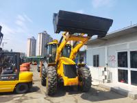 China Used Original Jcb 4cx with Telescopic Boom Secondhand Backhoe Loader with Extendable Arm for sale