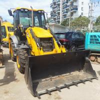 China Used Backhoe Loader Jcb 3cx 4cx 2017 Machine Secondhand Medium Original Made in UK Cheap Price for sale