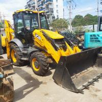 China Used Backhoe Loader Jcb 3cx 4cx 2017 Machine Secondhand Medium Original Made in UK Cheap Price for sale