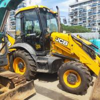 China Used Backhoe Loader Jcb 3cx 4cx 2017 Machine Secondhand Medium Original Made in UK Cheap Price for sale