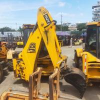 China Used Backhoe Loader Jcb 3cx 4cx 2017 Machine Secondhand Medium Original Made in UK Cheap Price for sale