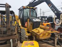 China Used Origin Brazil Caterpillar Timber Loader 416e for Wood Work, Cat Grab Pipe Loader Clip Backhoe Loader on Promotion for sale