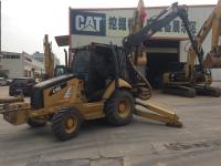 China Used Caterpillar Wood Working Machine 416e Timber Backhoe Loader Grab Pipe Machine Perfect Performance Hot Sale for sale