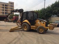 China Used Caterpillar Wood Working Machine 416e Timber Backhoe Loader Grab Pipe Machine Perfect Performance Hot Sale for sale