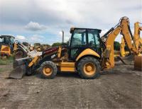 China 6 Cylinders Low Hours Used Cat Backhoe Loader 420e Caterpillar Backhoe for sale