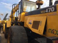 China Used Medium Wheel Loader Komatsu Wa470 for Sale, Secondhand High Quality Komatsu Front Loader Wa450 Wa470 Wa500 on Promotion for sale