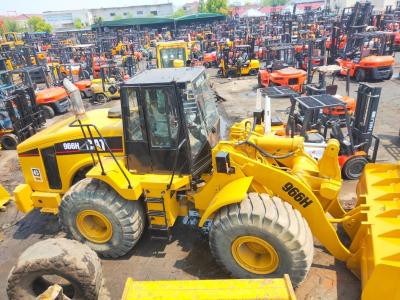 China Used Origin Japan Cat 23 Ton Loader 966h for Sale, Secondhand Good Quality Caterpillar Front Loader 966h 950h 980h with Free Spare Parts on Promotion for sale