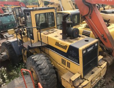 China Original Japan Made Komatsu 18ton Wa420 Construction Used Wheel Loader in Good Condition for Sale, Used Komatsu Front Wheel Loader Wa380-6, Wa450, Wa470 on Sale for sale