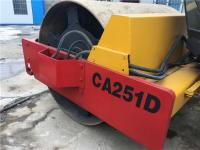 China Good Condition Used Dynapac Vibratory Drum Roller Ca251d 12 Ton Soil Compactor for Sale for sale