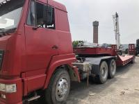 China Used China No1 Domestic Brand Sitaier D7b 3 Axles Flat Bed Trailer Zz4253V3241e1bn in Perfect Working Condition with Reasonable Price, Secondhand Lowbed on Sale for sale
