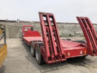 China Used China No1 Domestic Brand Sitaier D7b 3 Axles Flat Bed Trailer Zz4253V3241e1bn in Perfect Working Condition with Reasonable Price, Secondhand Lowbed on Sale for sale