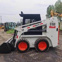 China Secondhand Bobcat S160 Skid Steer Loader Small Wheel Loader Original USA for sale