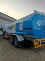 China 10wheels  Used Water Tanker Truck HOWO 371 Trailer Head 2 Boxes Fuel Tank for sale