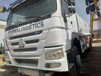 China 10wheels  Used Water Tanker Truck HOWO 371 Trailer Head 2 Boxes Fuel Tank for sale