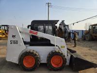 China Secondhand 100% Original Bobcat S160 Skid Steer Loader With 0.4m3 Bucket for sale
