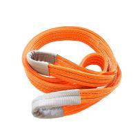China Polyester Double Eye Flat Lifting Webbing Sling for Lifting or Paper Industry for sale