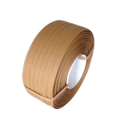 China Industrial Paper Strap Turn up Paperband on Semi-Automatic Machine for sale