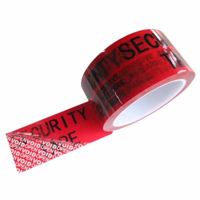 China Transfer Tamper Evident Security Packing Security Tape for sale