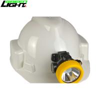 China Lightweight Cordless Rechargeable Mining Cap Lamps 5000lux 3.7V 2.6Ah IP67 for sale