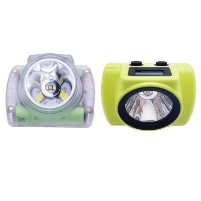 China 2.96W Rechargeable Mining Headlamp , 25000lux Underground Mining Lamp for sale