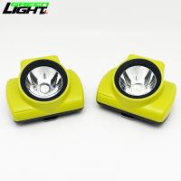 China Wireless LED Miner Cap Lamp , GLC-6S 18000lux 25000lux Miners Safety Lamp for sale