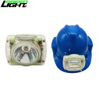 China Waterproof IP68 Rechargeable Mining Cap Lamps 15000Lux For Underground Miner for sale