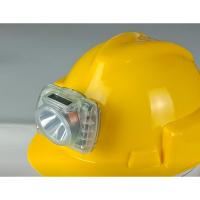 China OLED Screen LED Miners Cap Lamp , 1.78W IP68 Rechargeable Miners Safety Light for sale